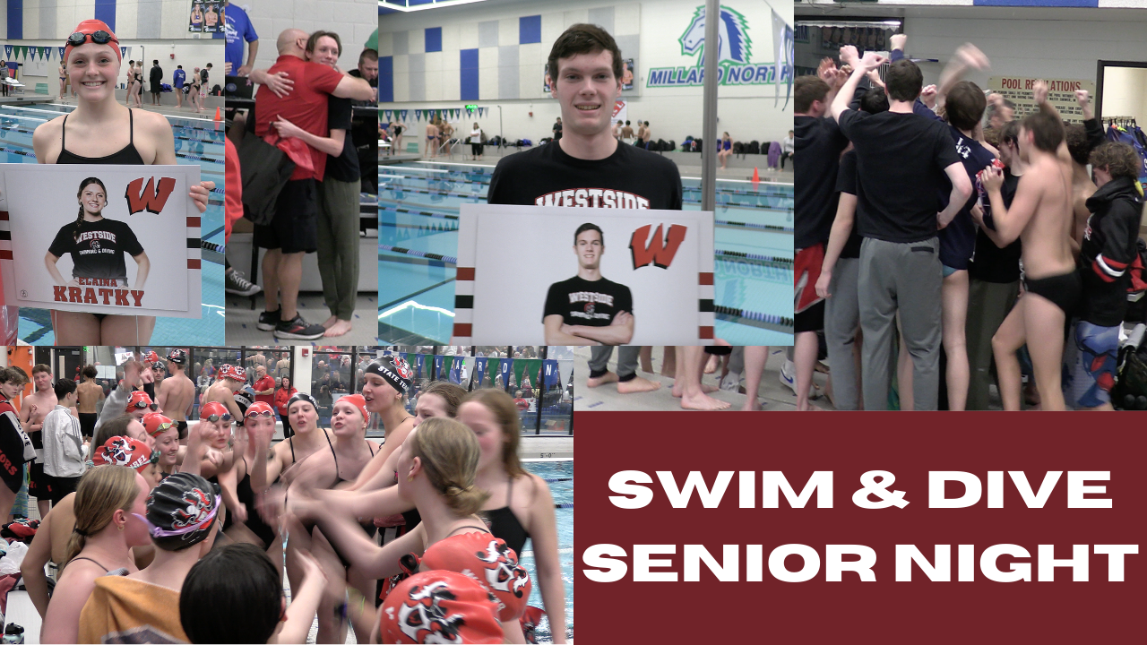 Westside swimming honors 17 seniors with relocated Senior night at ...